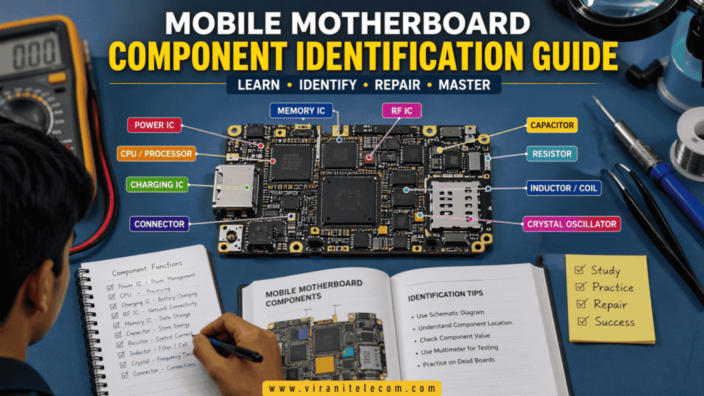 Mobile Motherboard Component Identification Guide